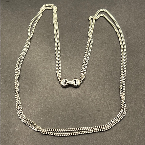 Monet | Jewelry | Vintage Monet Silver Chain Necklace | Poshmark